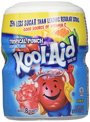 Kool-Aid Tropical Punch Mix, 19 oz, 2 Pack - Walmart.com