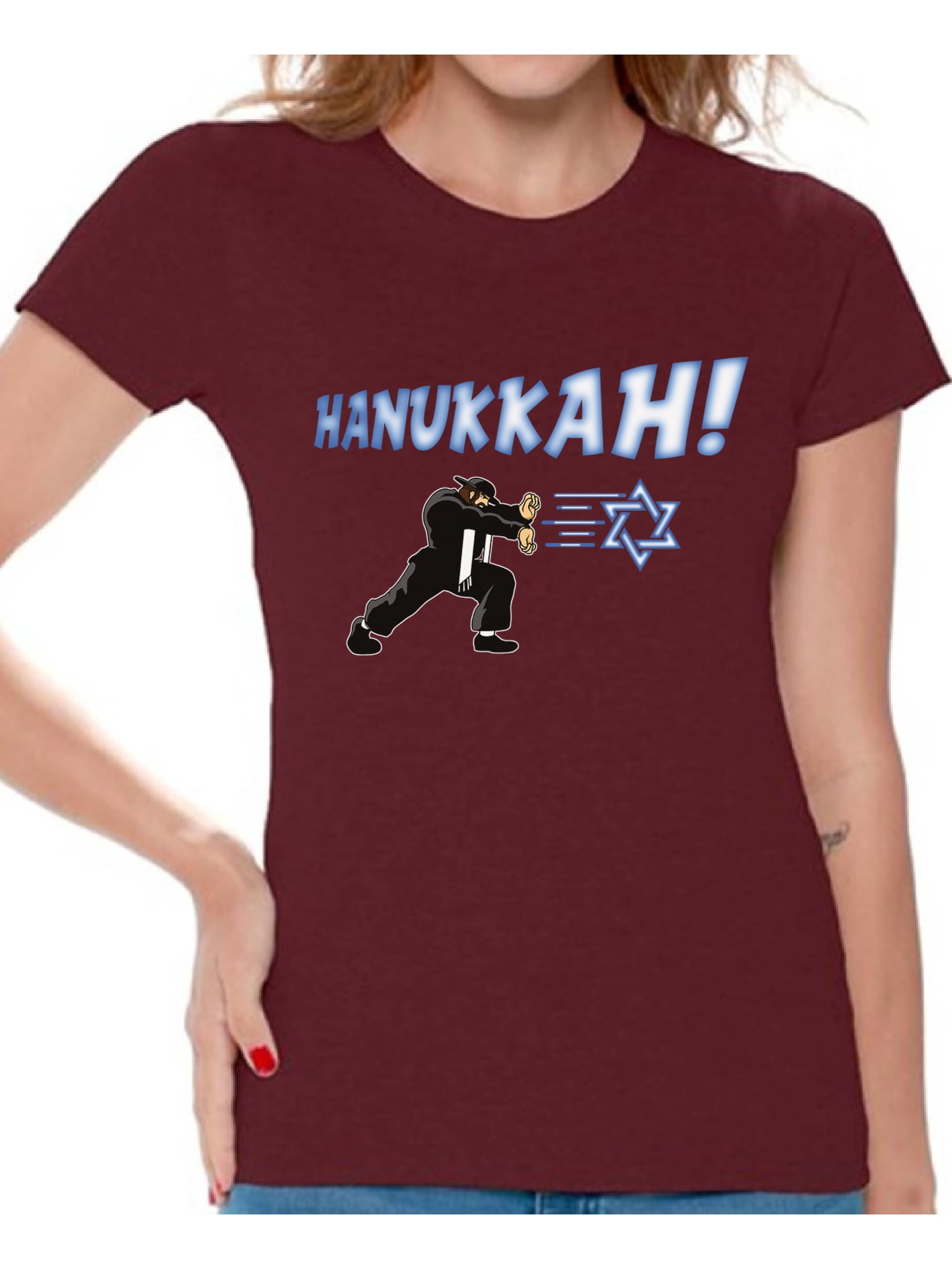 Awkward Styles Hanukkah T-Shirt Happy Chanukah Shirts for Women ...