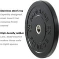Olympic Bumper Plates: 2-Inch Stainless Steel Hub, Durable Rubber ...