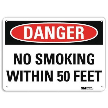 Lyle Danger Sign,7 inx10 in,Plastic U1-1085-NP_10X7 - Walmart.com
