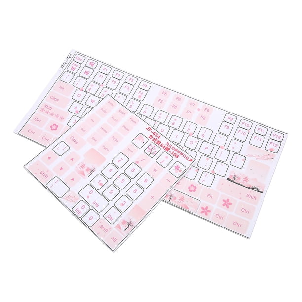 Universal English Keyboard Stickers For Desktop Computer Mechanical ...