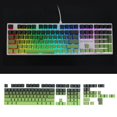 135 Keycaps OEM Gradients Green Keycaps Replacement Set for Mechanical ...