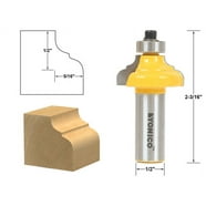 Yonico Small Door Panel & Baseboard Ogee Molding Router Bit - 1/4 ...
