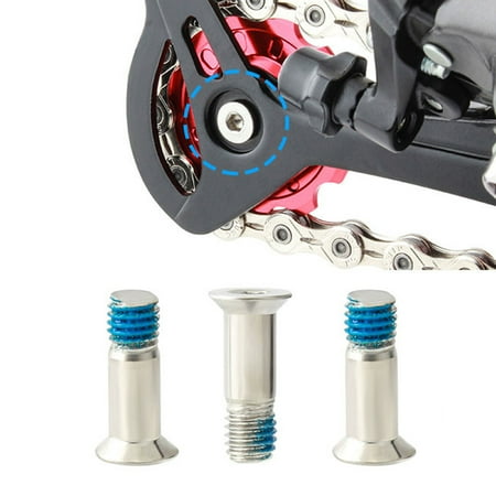 Titanium Screws Rear Derailleur Wheel Screws with Anti-corrosion and ...