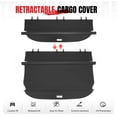 Ikon Motorsports Retractable Cargo Cover Rear Trunk Privacy Security ...