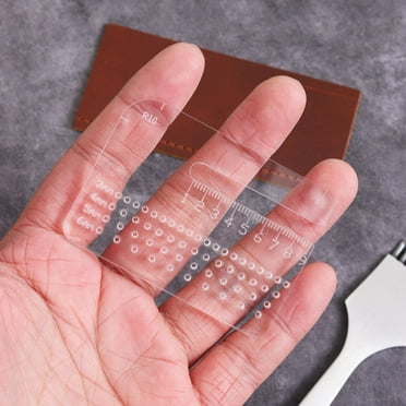 Acrylic Template Ruler DIY Wallet Handcraft Ruler Clear Easy-to-use ...
