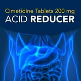 Equate Cimetidine Tablets 200 mg, Acid Reducer, 120 Count, Compare to ...
