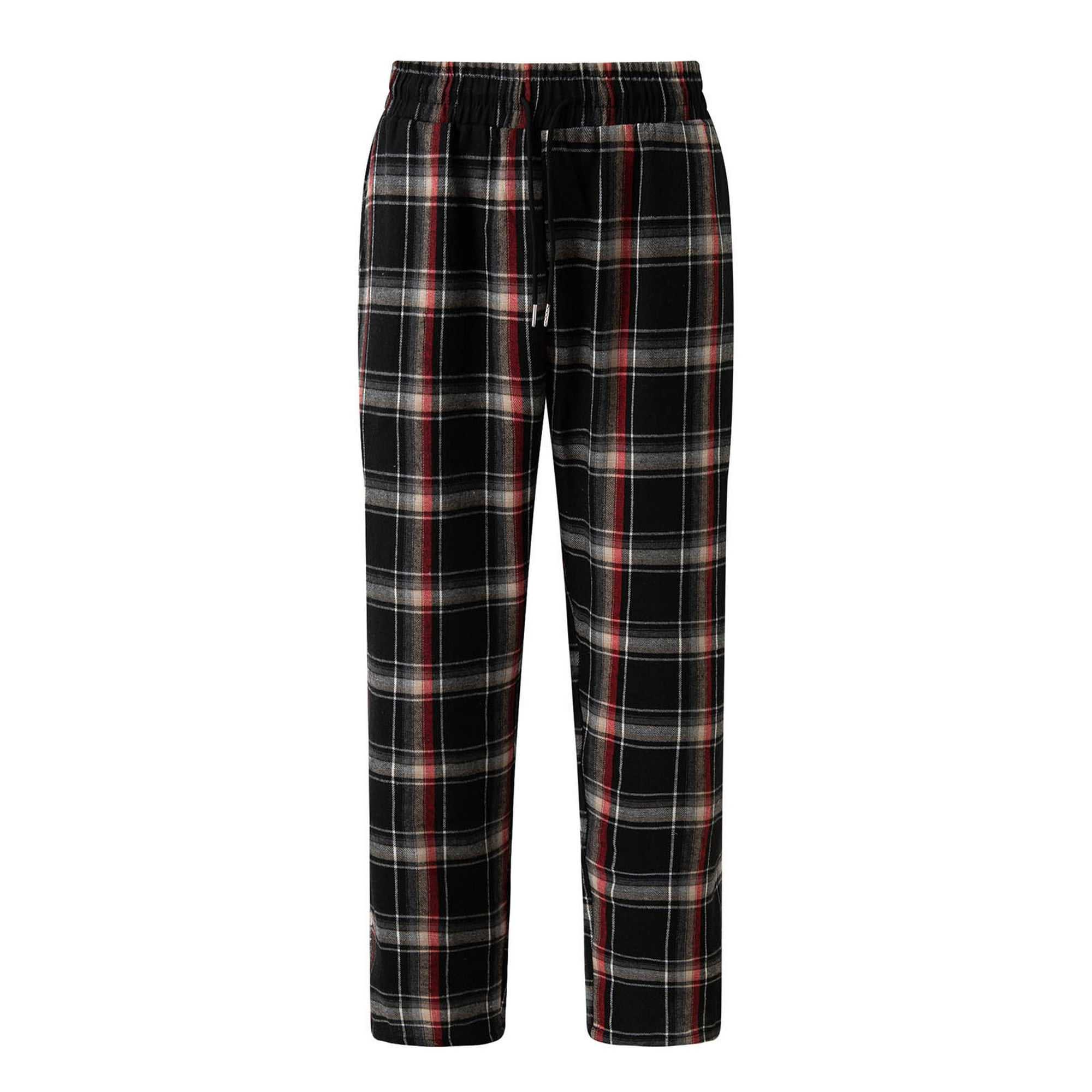 Click here for Xiaoyonnn Mens Casual Sweatpants Drawstring Plaid... prices