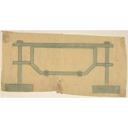 Plan for a Grate Poster Print by Anonymous, British, 19th century (18 x ...