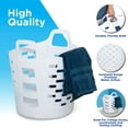 YUYAN-Flexible Laundry Basket - Plastic Hamper for Clothes, Bedroom ...