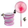 Collapsible Butterfly Habitat & Extendable Bug Net, Clear Mesh Insect ...
