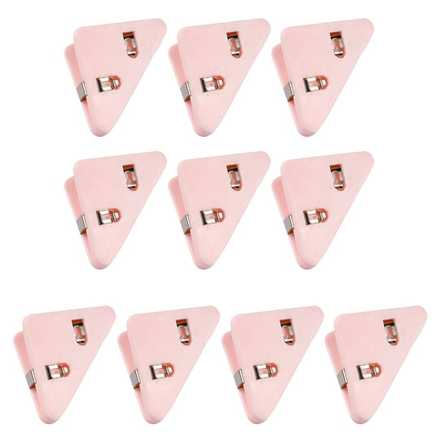 Mightlink 10Pcs Triangle Clips Multifunctional Transparent Large Angle ...