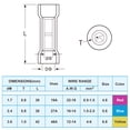 TICONN 200pc Heat Shrink Butt Wire Connectors, Waterproof Crimp ...