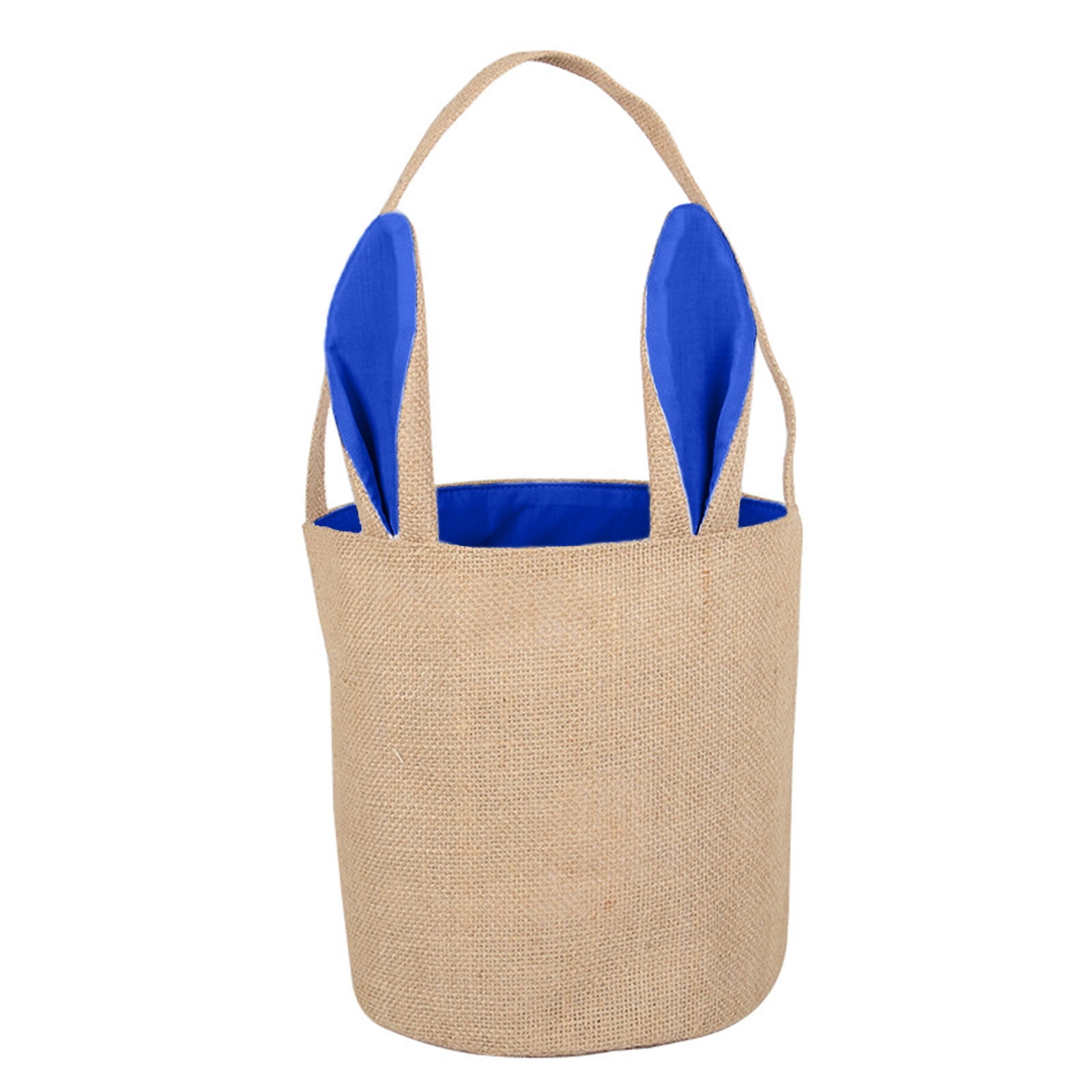 Jute Composite Round Bottom Portable Rabbit Easter Basket Portable ...