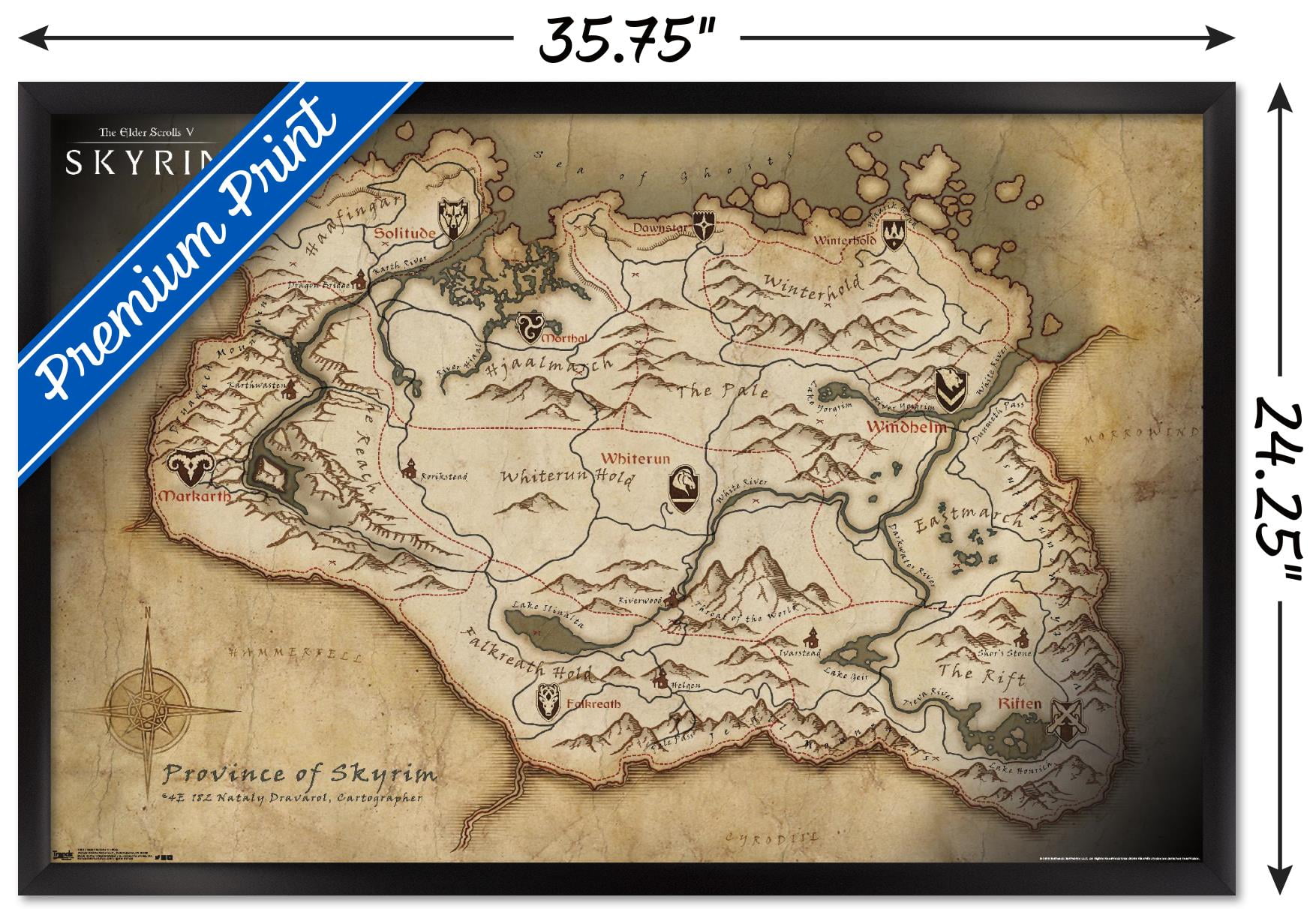 Skyrim Full Map High Resolution