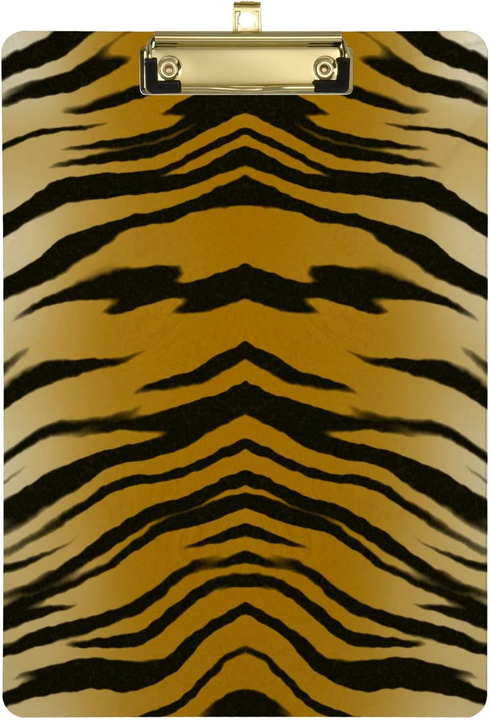 KXMDXA Tiger Print Clipboard Hardboard Wood Nursing Clip Board and Pull ...