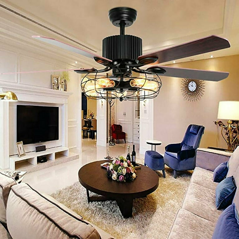 Edison Rustic Ceiling Fan | Shelly Lighting