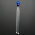 Uxcell 16x150mm Polystyrene Round Bottom Centrifuge Test Tubes Blue 20 ...