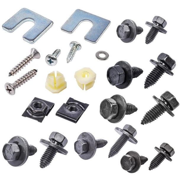JEGS 79159 Front End Fastener Kit 1967-1972 GM Truck/SUV Black Finish ...