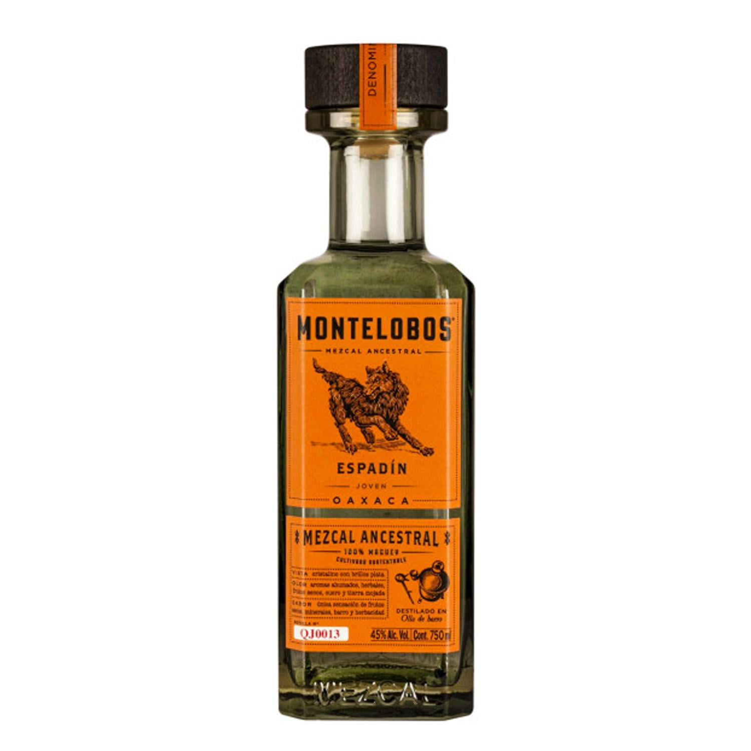 Mezcal Montelobos Joven Espadin Ancestral 750 ml | Walmart en línea
