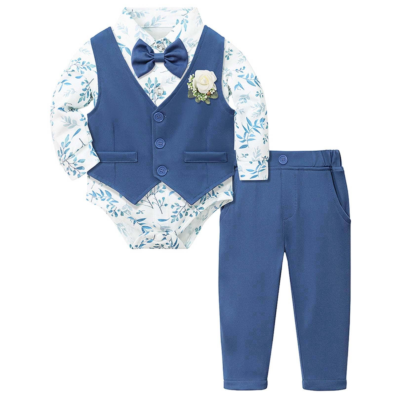 Click here for Trolimons Newborn Baby Boy Outfit Tuxedo Gentleman... prices