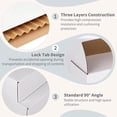 12" x 9" x 2" White Corrugated Cardboard Shipping Boxes Set of 25 ...