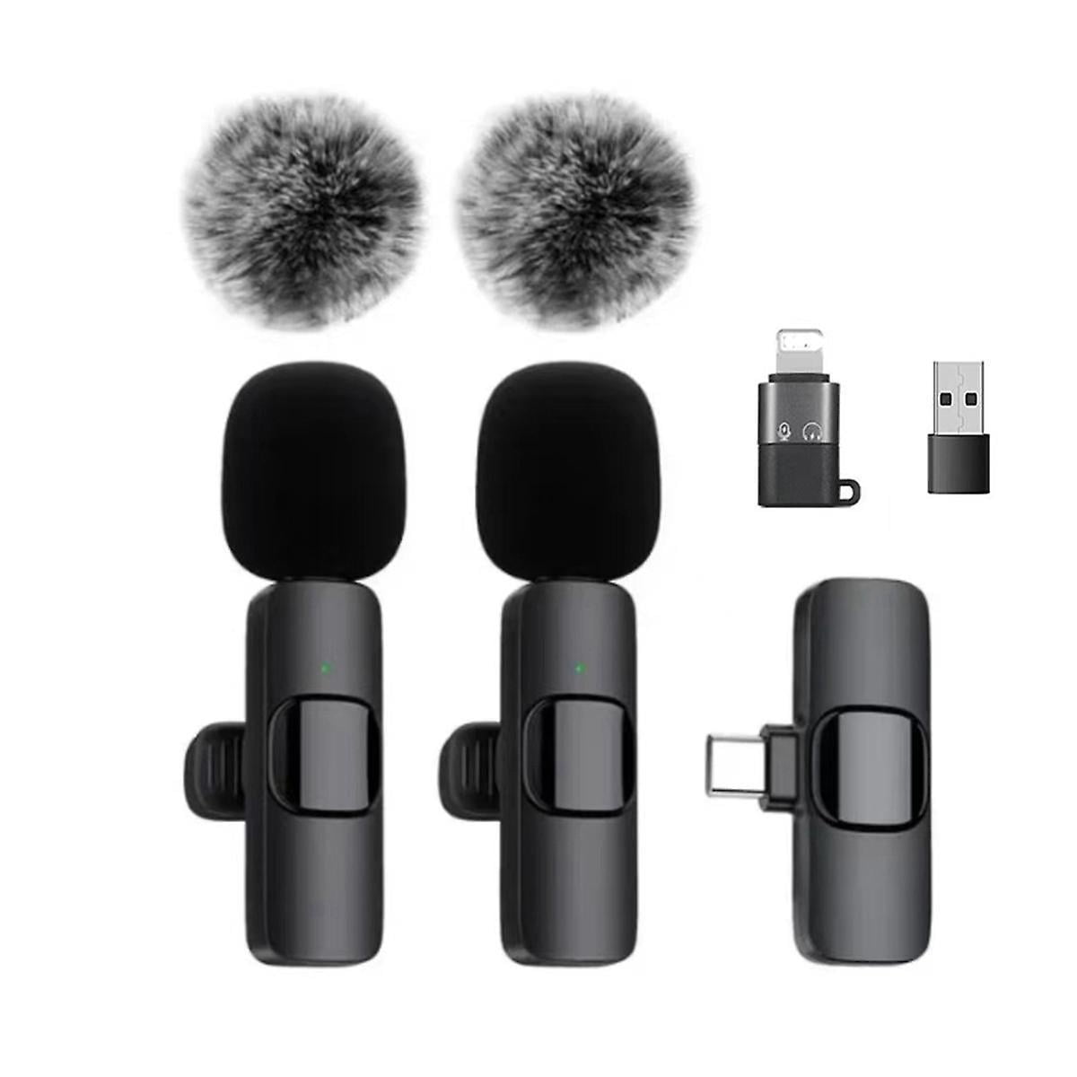 K9 Plug-and-Play Wireless Microphone for Video Recording, Interviews ...
