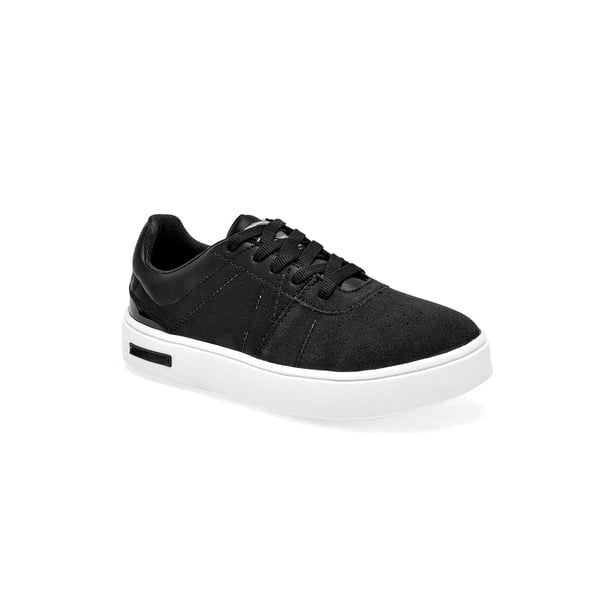Tenis con cordones Exterior Textil Color Negro Para Mujer De ...