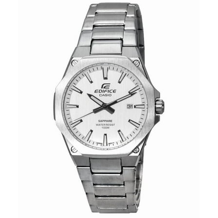 Casio Edifice Men's Watch, Sapphire Crystal, Stainless Steel, Blue Dial ...