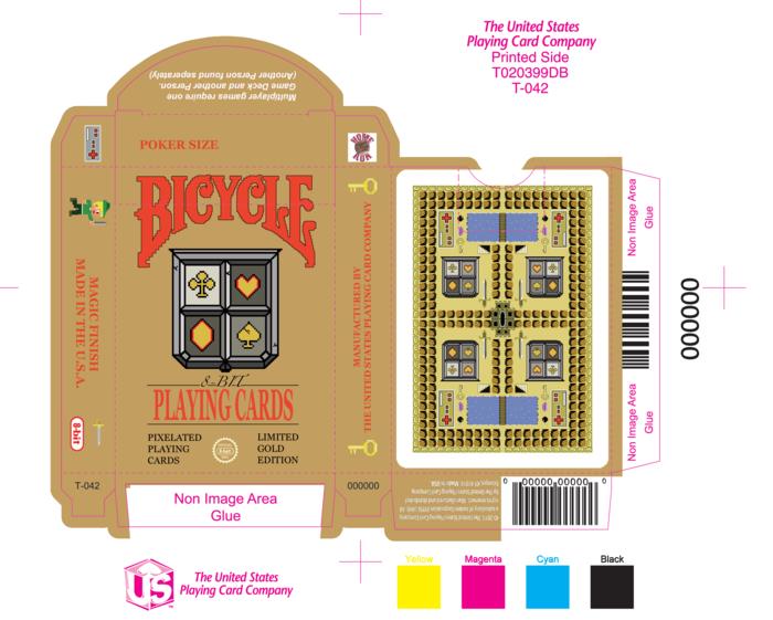 8-Bit Playing Cards - Limited Gold Edition New - Walmart.com