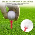 100 Pack Assorted Colors Professional Durable 2 3/4 Inch Plastic Golf ...