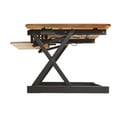 Rocelco 46" Large Height Adjustable Corner Standing Desk Converter ...