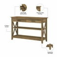 Free Shipping! Bush Furniture Key West Console Table, Reclaimed Pine ...