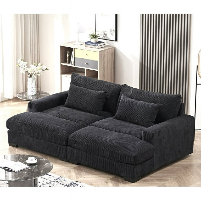 Deep sitting sofa store