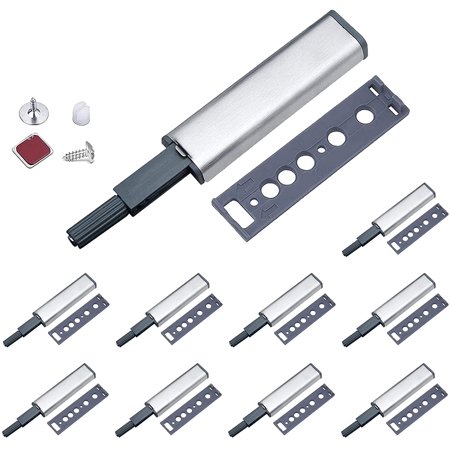 HSD Magnetic Push Catches 10 Pack Cupboard Magnetic Push to Open Door ...