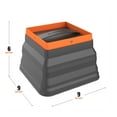 Black Stone Collapsible Basting Dome with Handle for Steaming and ...