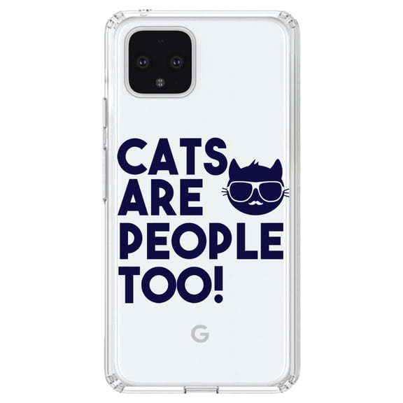 DistinctInk Clear Shockproof Hybrid Case for Google Pixel 4 (6.1 ...