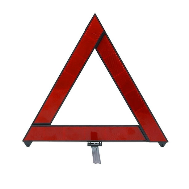 Emergency Warning Triangle Foldable Reflective Safety Sign Roadside ...