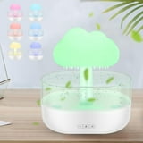 Rain Cloud Humidifier Water Drip, 7 Color Lights Mushroom Rain Cloud ...