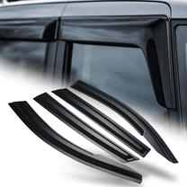 M-AUTO 4 Pcs Tape-On Window Visor Shade Smoke Vent Wind Rain Deflector ...
