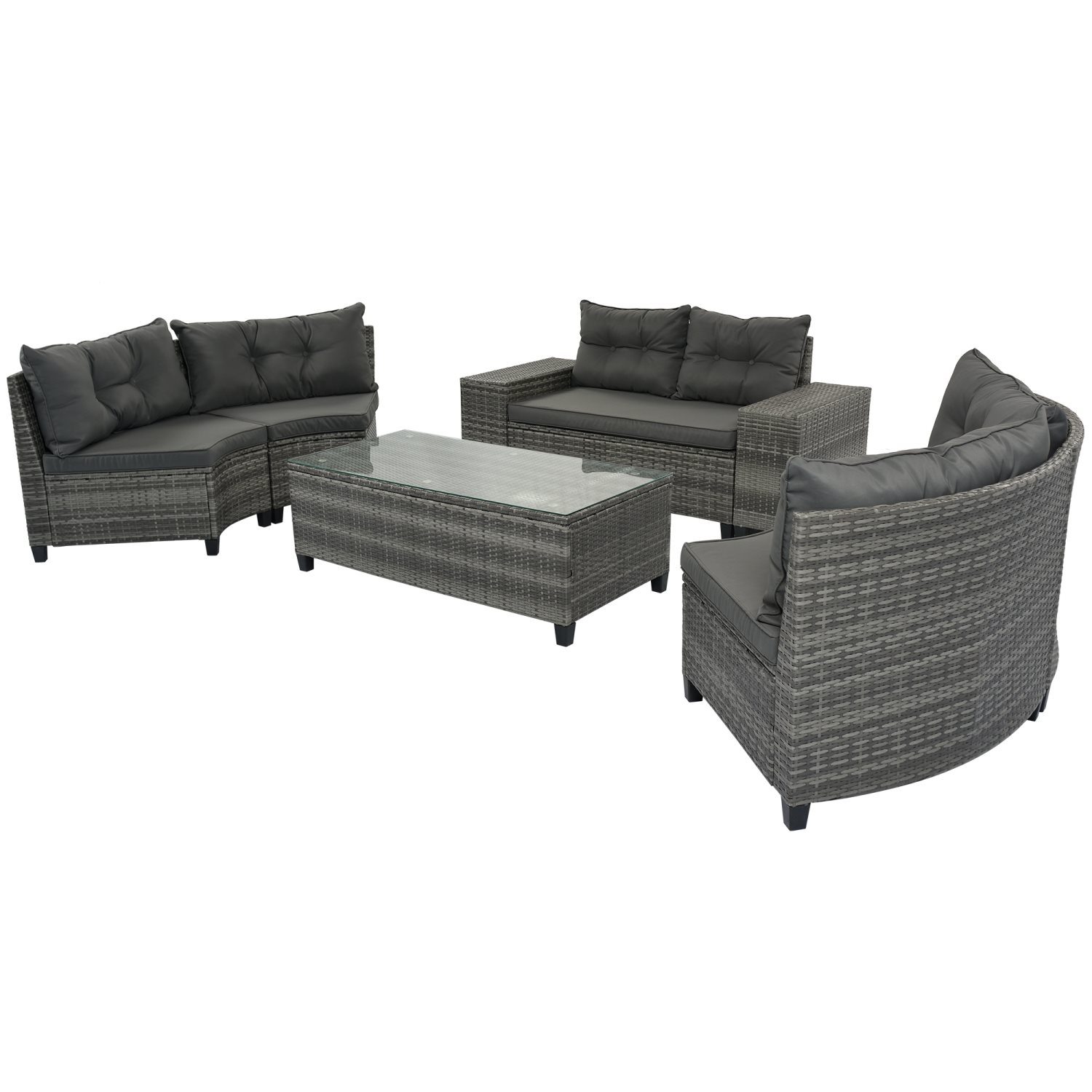 Rattan Curved Sofa | www.cintronbeveragegroup.com