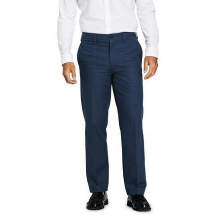 Lands' End Traditional Fit No Iron Chino Pants Navy Blue 37 NEW 512106 ...