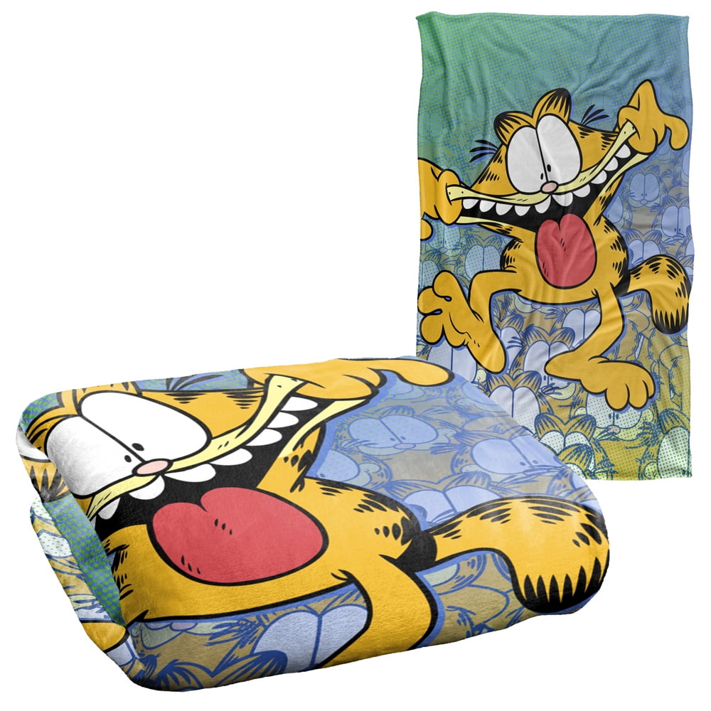 Garfield Goofy Face Silky Touch Super Soft Throw Blanket 36' x 58 ...
