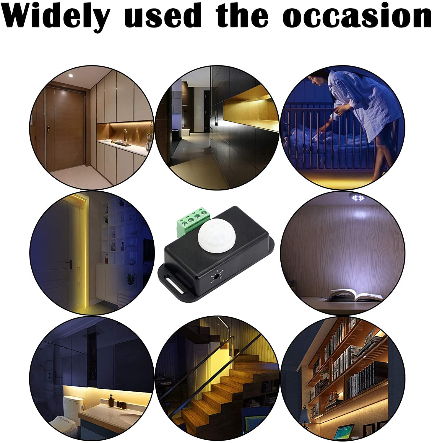 Detector de cuerpo humano LED con interruptor de infrarrojos de ...