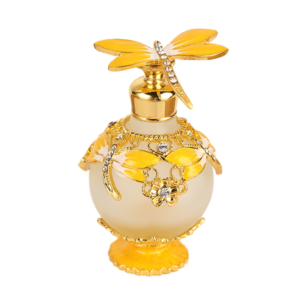 Botella de Perfume Decorativa Vogacara Libélula Recargable Color ...