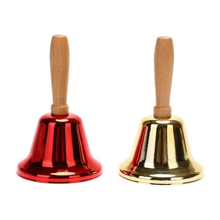 Pack of 2 table bell, hand bell, reception bell, call bell, Christmas ...
