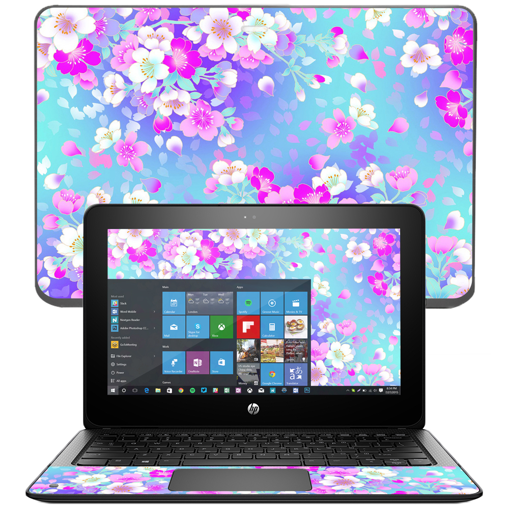 Skin Decal Wrap Compatible With HP ProBook x360 11" (2017) Sticker ...