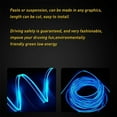 2m Cool Light Strip 12v Dc Automotive Led Interior El TapeAmbient Lamp ...