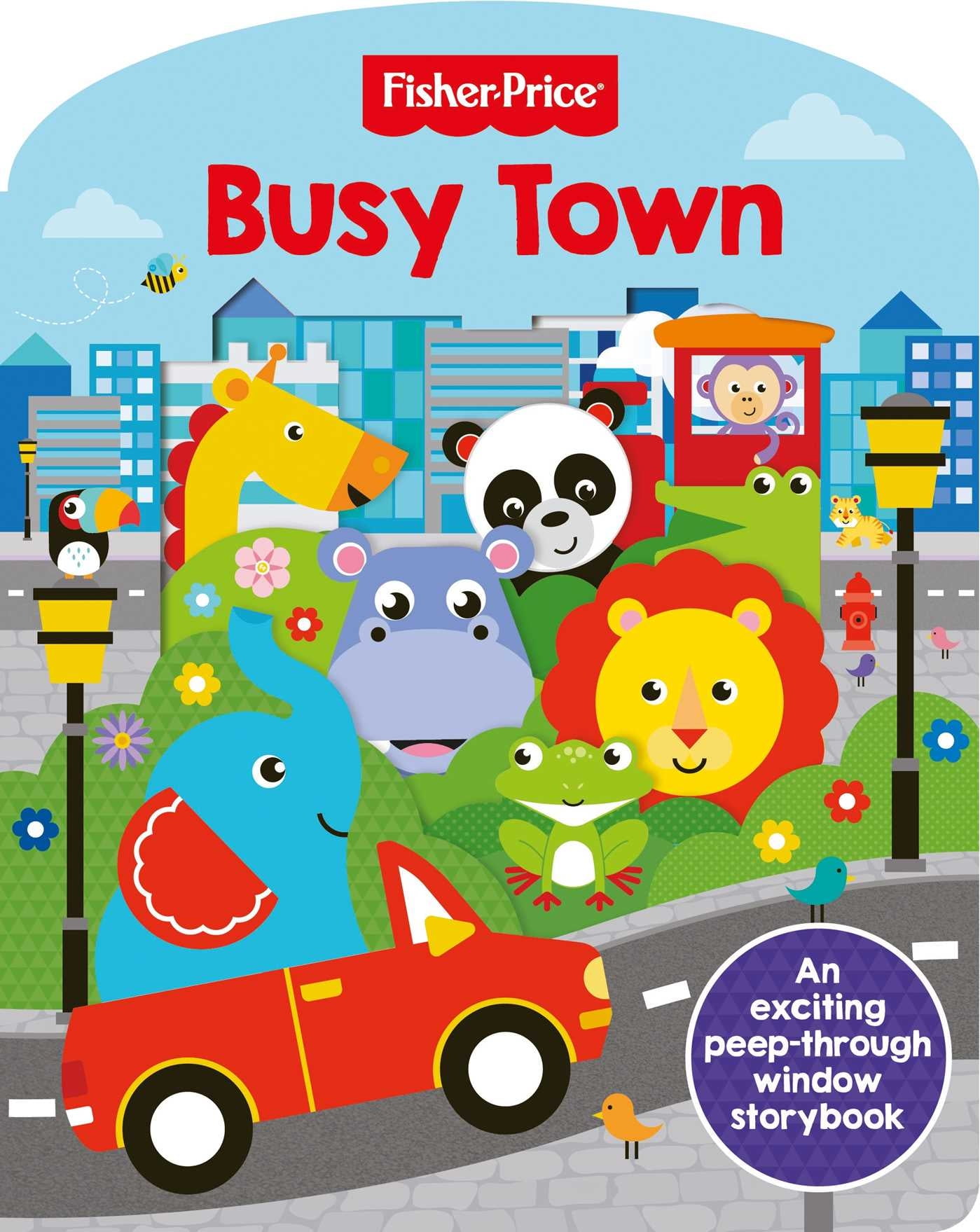 Fisher-Price Busy Town (Board book) - Walmart.com