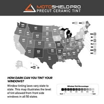 MotoShield Pro Premium Professional 2mil Precut Ceramic Window Tint ...
